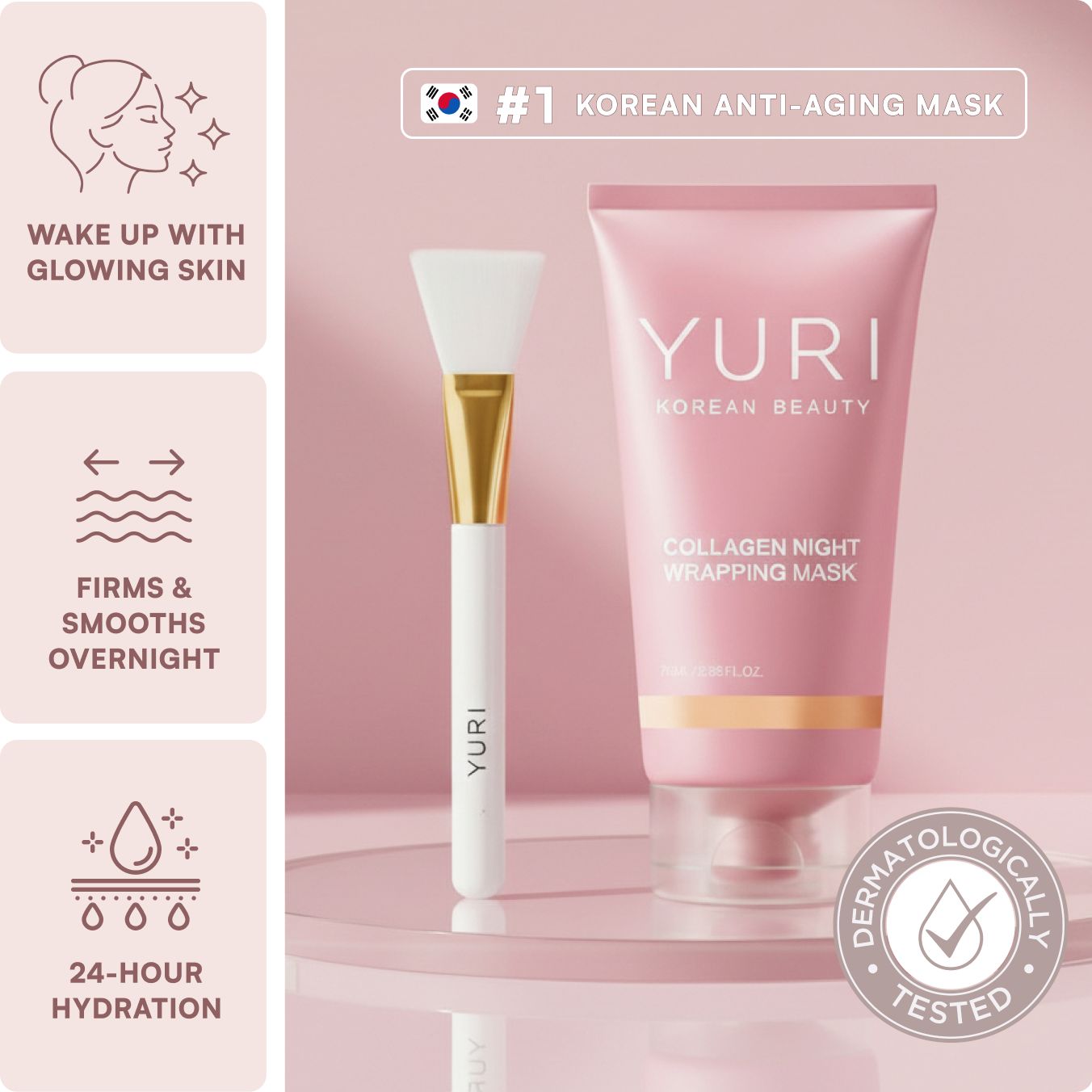 YURI Collagen Night Wrapping Mask – YURI Korean Beauty